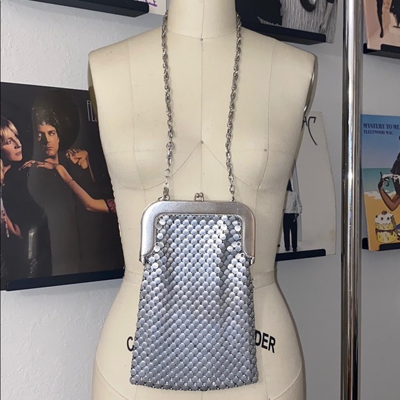Whiting & Davis | Bags | Vintage Whiting Davis Metal Chainmail Bag ...